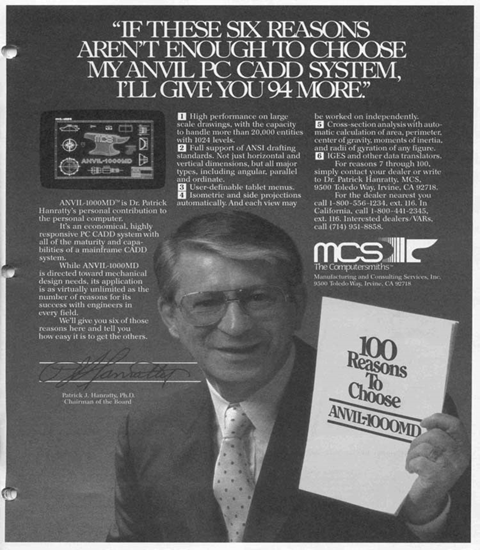 Patrick Hanratty and MCS - History of CAD/CAM